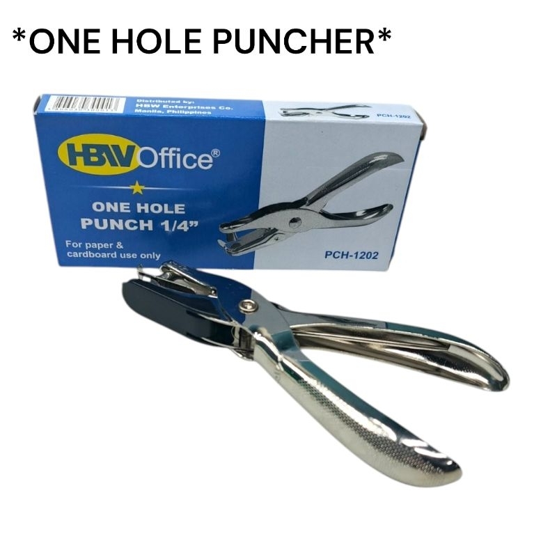 HBW office One Hole Puncher Ticket Puncher 1/4"PCH-1202 | Shopee ...