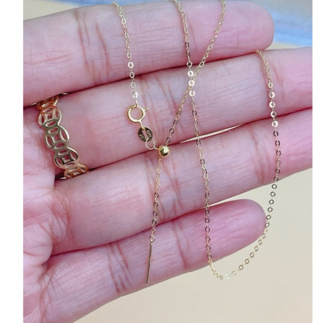 COD PAWNABLE 18k SAUDI GOLD TAUCO ADJUSTABLE CHAIN | Shopee Philippines