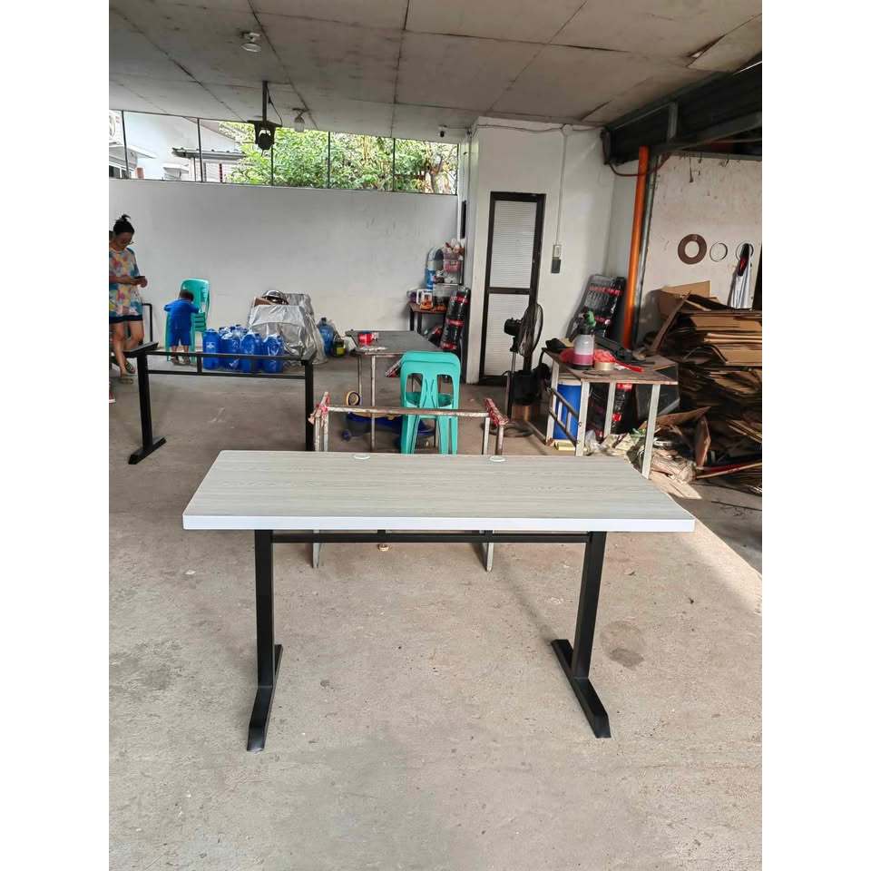 HEAVY-DUTY STRAIGHT COMPUTER TABLE I STEEL FRAME | Shopee Philippines