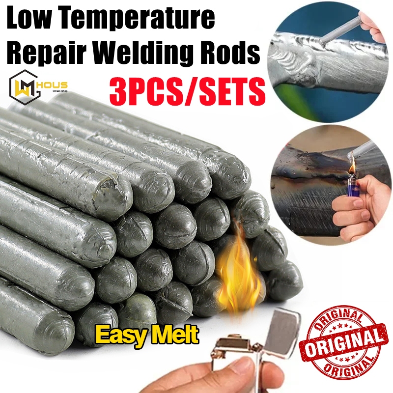 3PC/bag Easy Melt LowTemperature Welding Rods Melt Copperlron Stainless ...