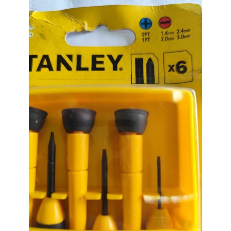 STANLEY PRECISION SCREWDRIVER SET X 6PCS.STHT66052-8 | Shopee Philippines