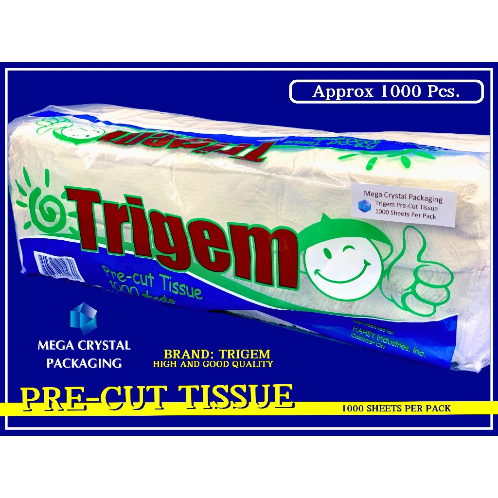 Trigem Pre Cut Tissue ( 1000 pcs. Per Pack ) | Shopee Philippines