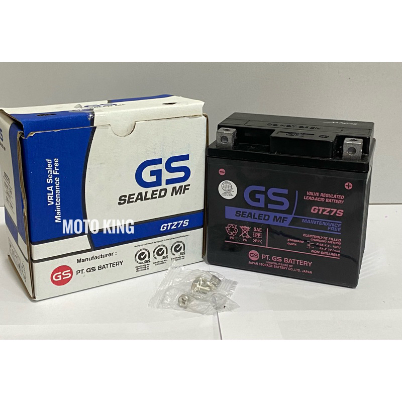 GS BATTERY GTZ7S CLICK 125i/150/RAIDER 150/SYM JET100/PCX 150 | Shopee ...