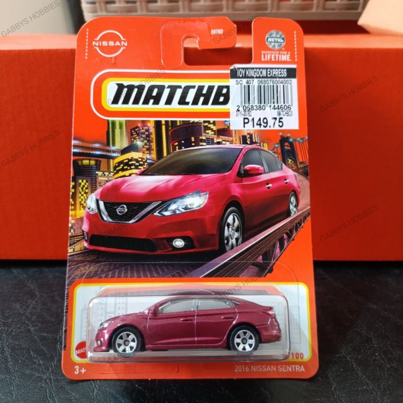 Matchbox Nissan Sentra Diecast sold by Gabs Diecast Toy Models | Shopee ...