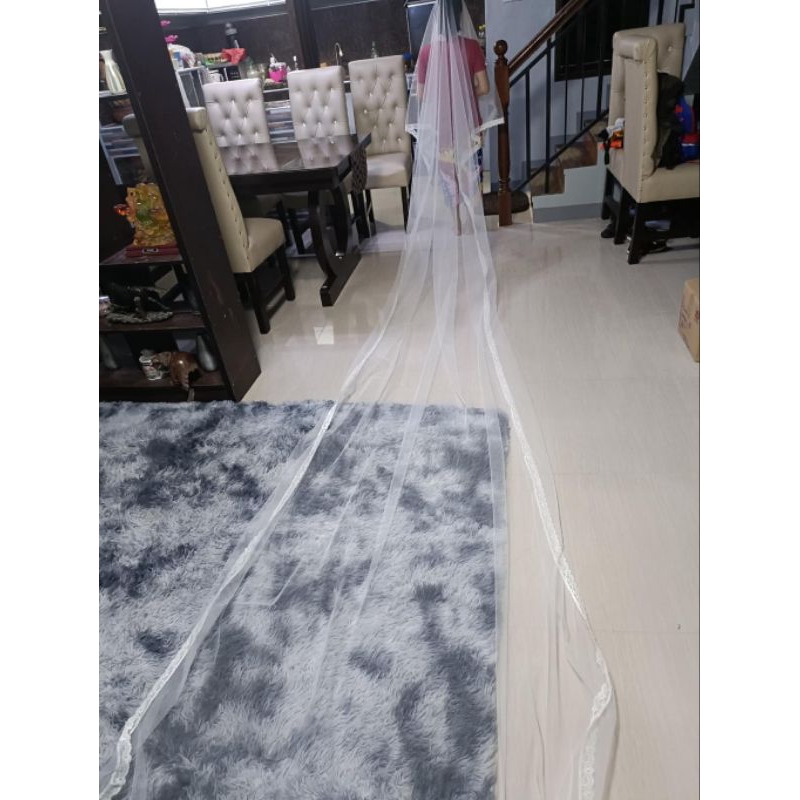 Long bridal veil ( 3 meters - 5 meters) | Shopee Philippines