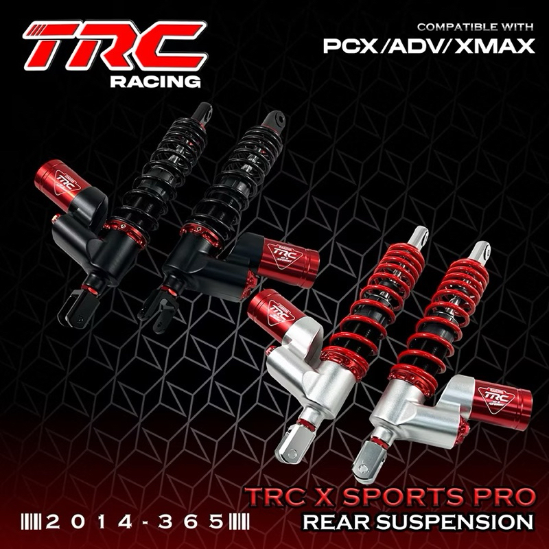 TRC X SPORTS PRO 2014-365mm Shock Absorber Suspension Fully Adjustable ...