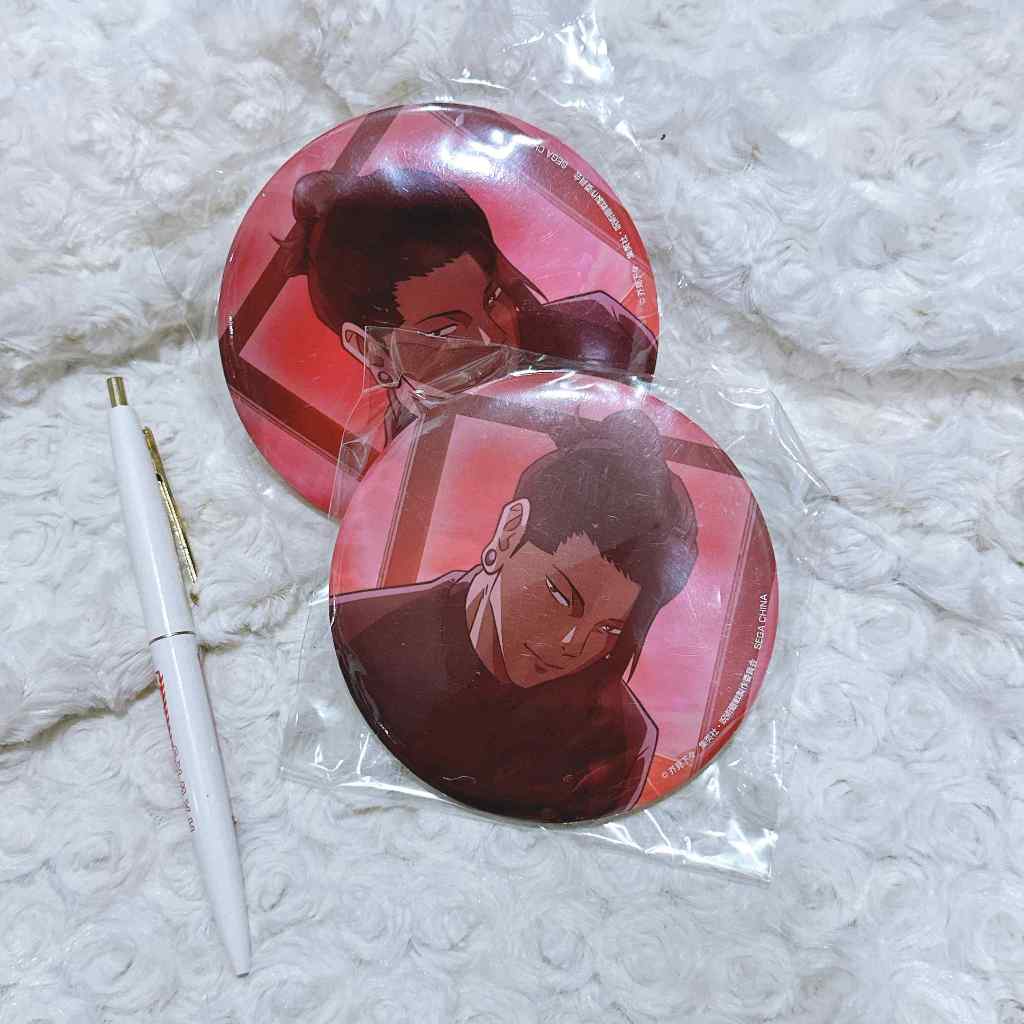 OFFICIAL Jujutsu Kaisen JJK Big Can Badge Sega Kuji Geto Suguru ...