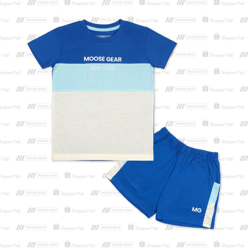 Moose Gear Snorkel Blue Combi T-Shirt With Short Set (TSS- 14931 IW ...