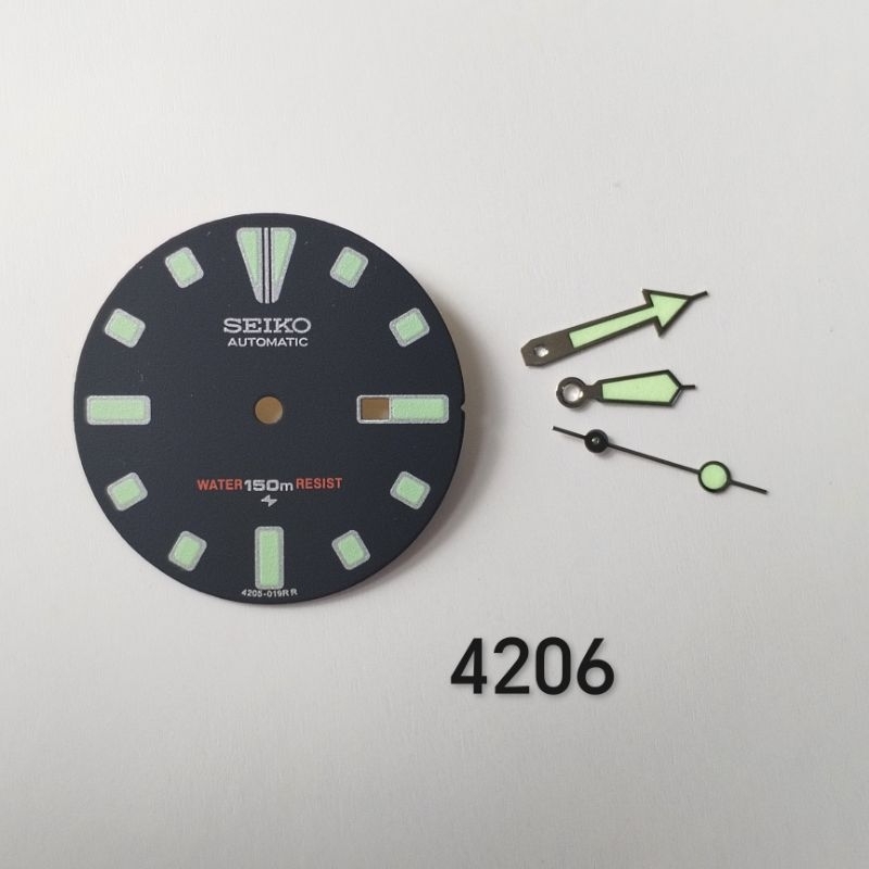 Seiko Divers Hands And Dial Replacement Luminous 4206 | Shopee Philippines