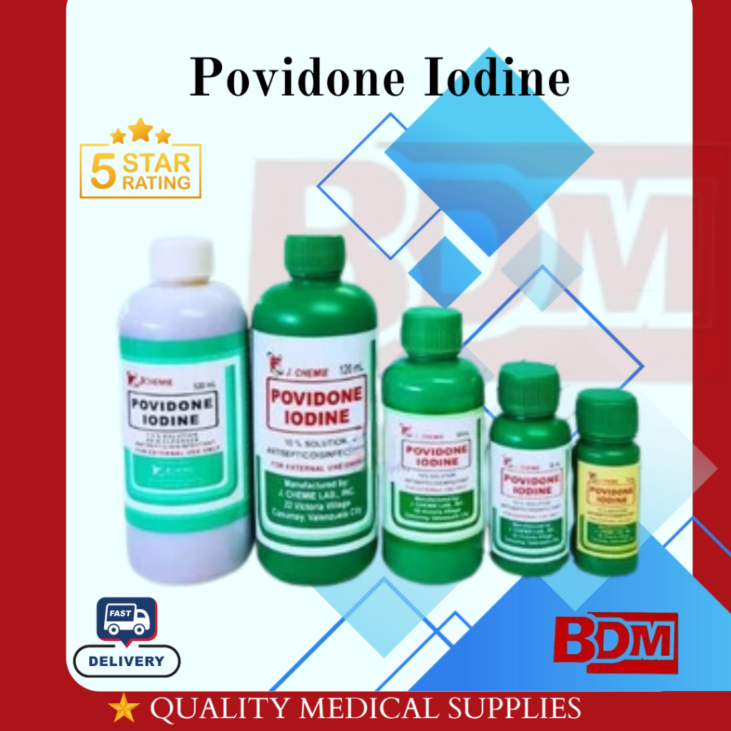 [Fast shipping] J.Chemie | Povidone Iodine | Shopee Philippines