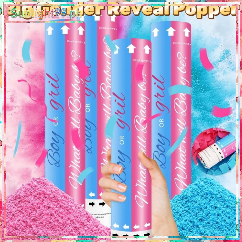 party popper for smoke gender reveal popper party poppers confetti ...