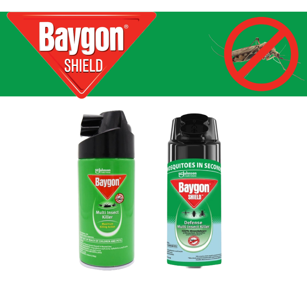 Baygon Shield Multi Insect Killer 300ml | Shopee Philippines