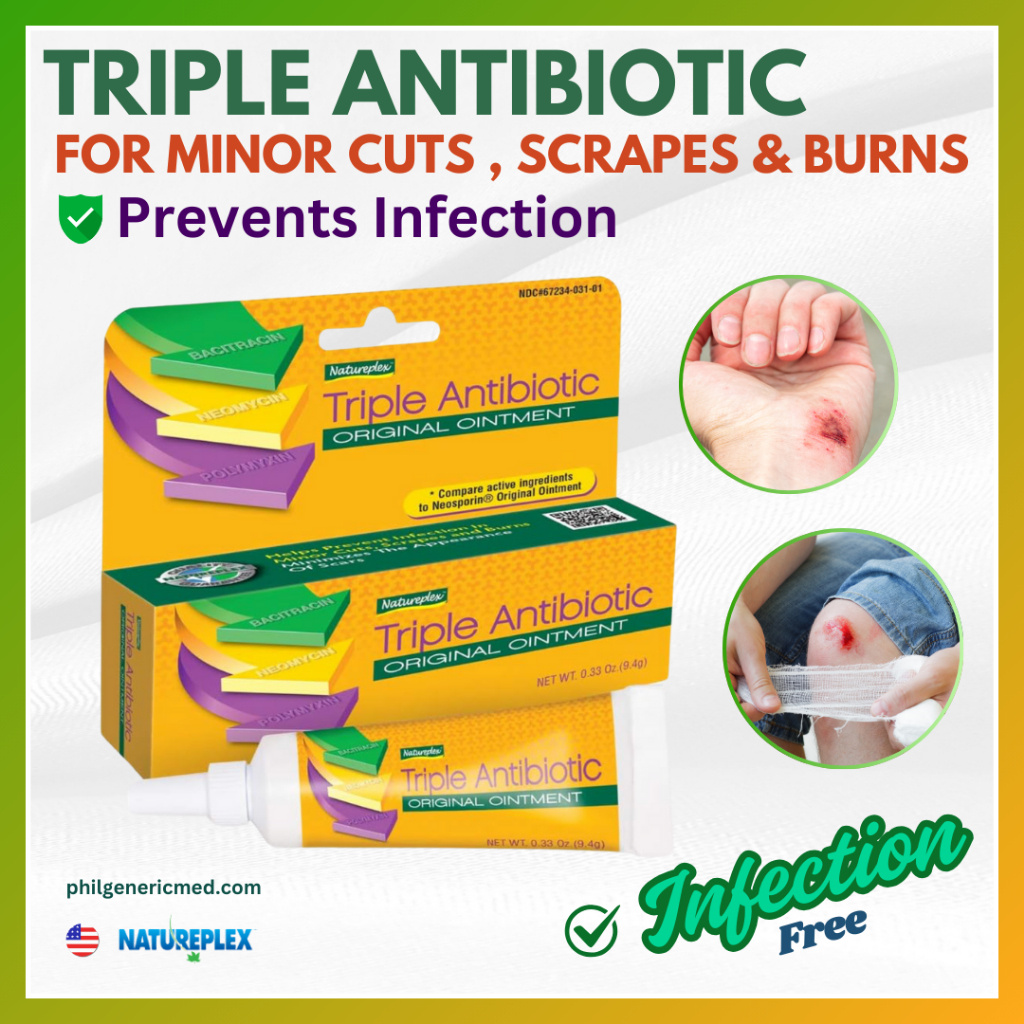 Natureplex Triple Antibiotic Original Ointment 9.4g & 28g | Shopee Philippines