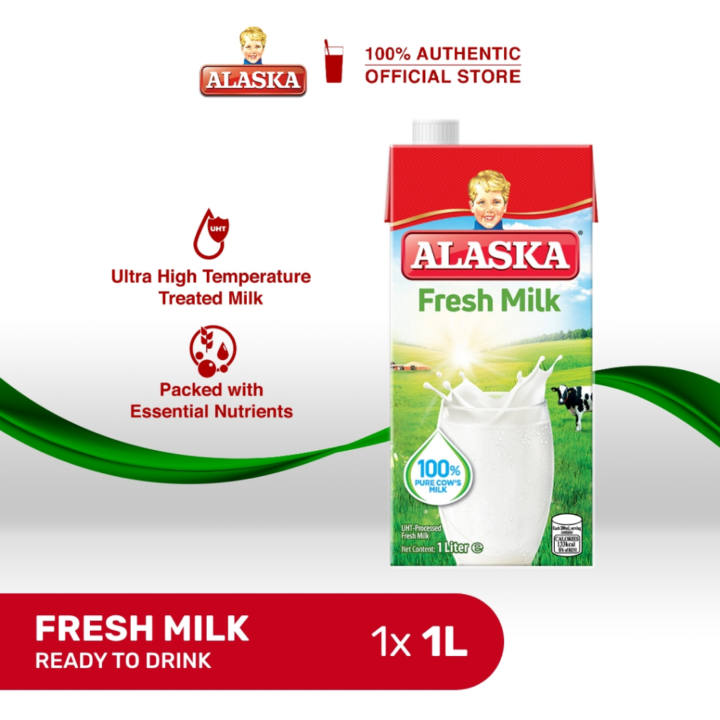 Alaska Fresh Milk 1L | Shopee Philippines