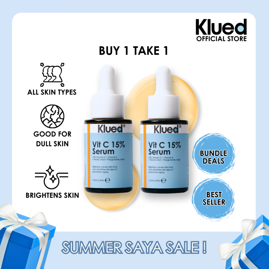 Klued [BUNDLE DEALS 24] Buy 2 Klued - Vit C 15% Serum 30ml | Shopee ...