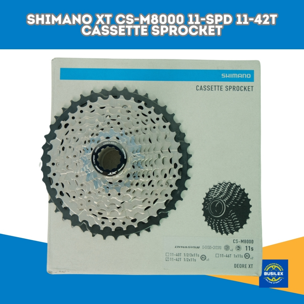 SHIMANO Deore XT Cog's CS-M8000 11-Spd 11-46/42T | Shopee Philippines