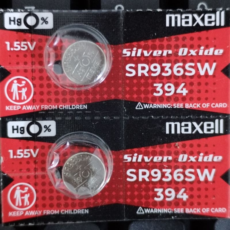 SR936SW 394 Original Maxell Silver Oxide Battery 1.55V (1PIECE ...