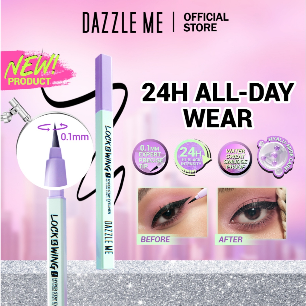 [NEW] DAZZLE ME Lock & Wing! Hyper Stay Eyeliner - Long Lasting ...