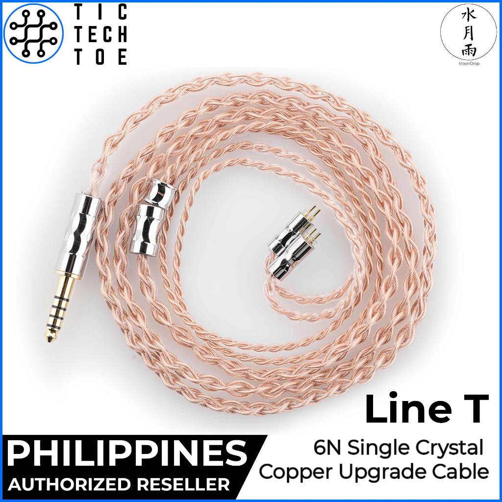 Moondrop Line T 4.4mm Balanced 6N Crystal Copper 196-Core Upgrade ...