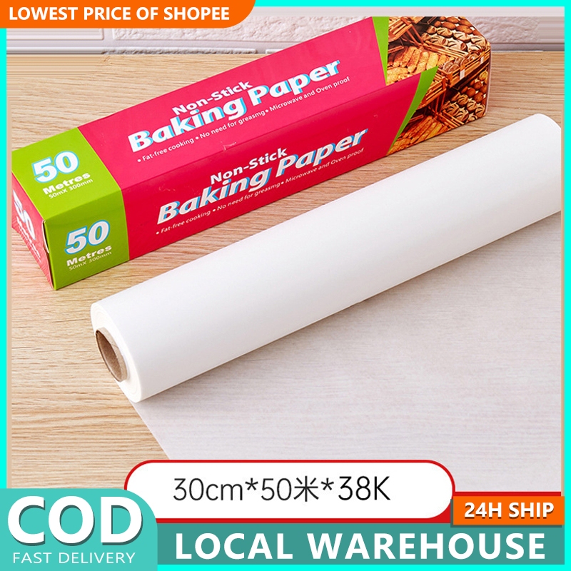 Original 20M/50M Non-Stick Baking Paper Parchment Paper Roll ...