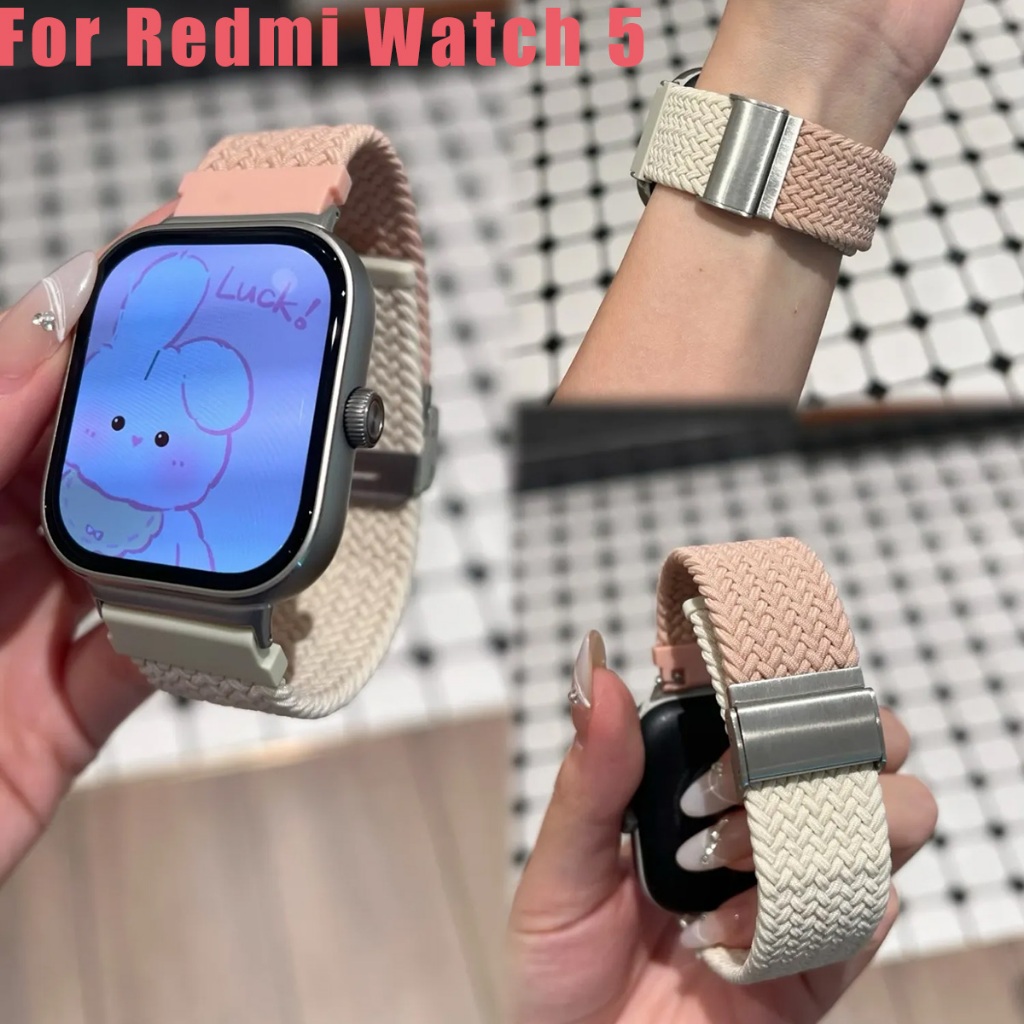 Nylon Fashion Strap For Redmi Watch 5 braid Sport colorful Wristband ...