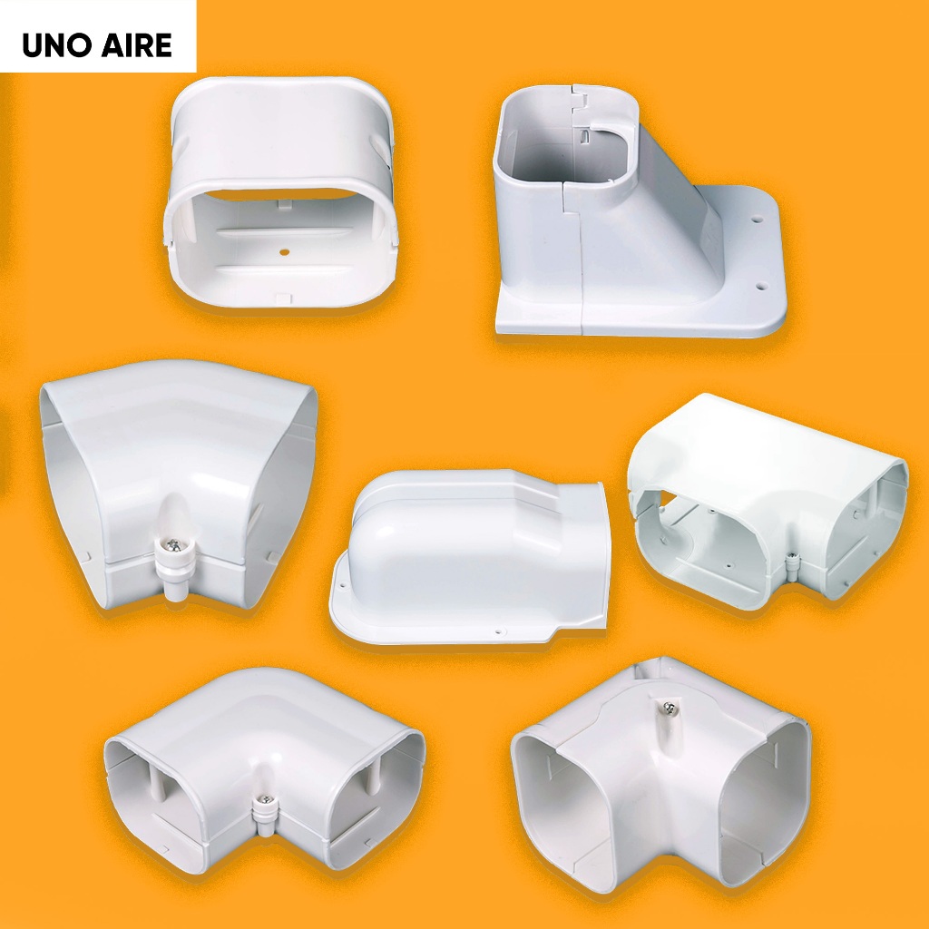 Air Conditioning CLADDING Pipe FITTINGS PVC Duct for Out/Indoor ELBOW ...
