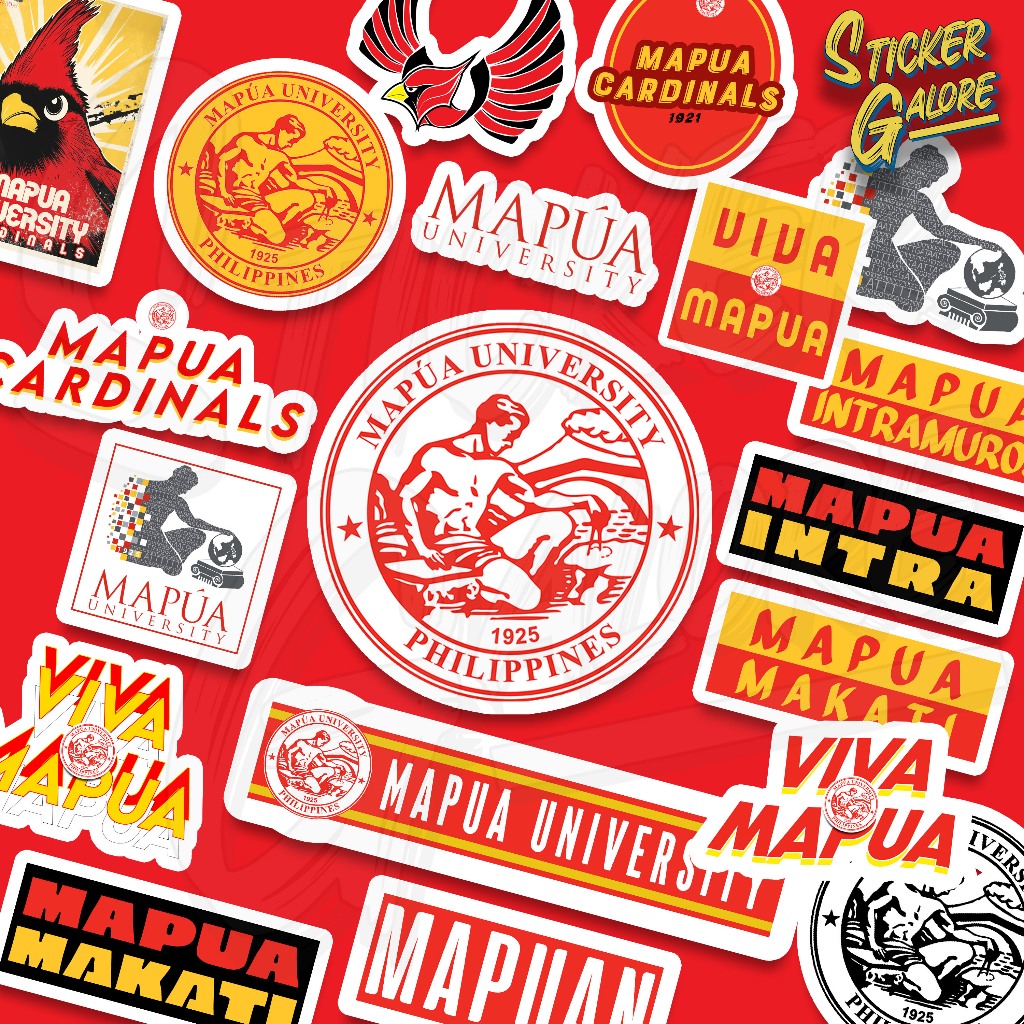 MAPUA UNIVERSITY INSPIRED VINYL STICKER (WATERPROOF AND SCRATCH PROOF ...
