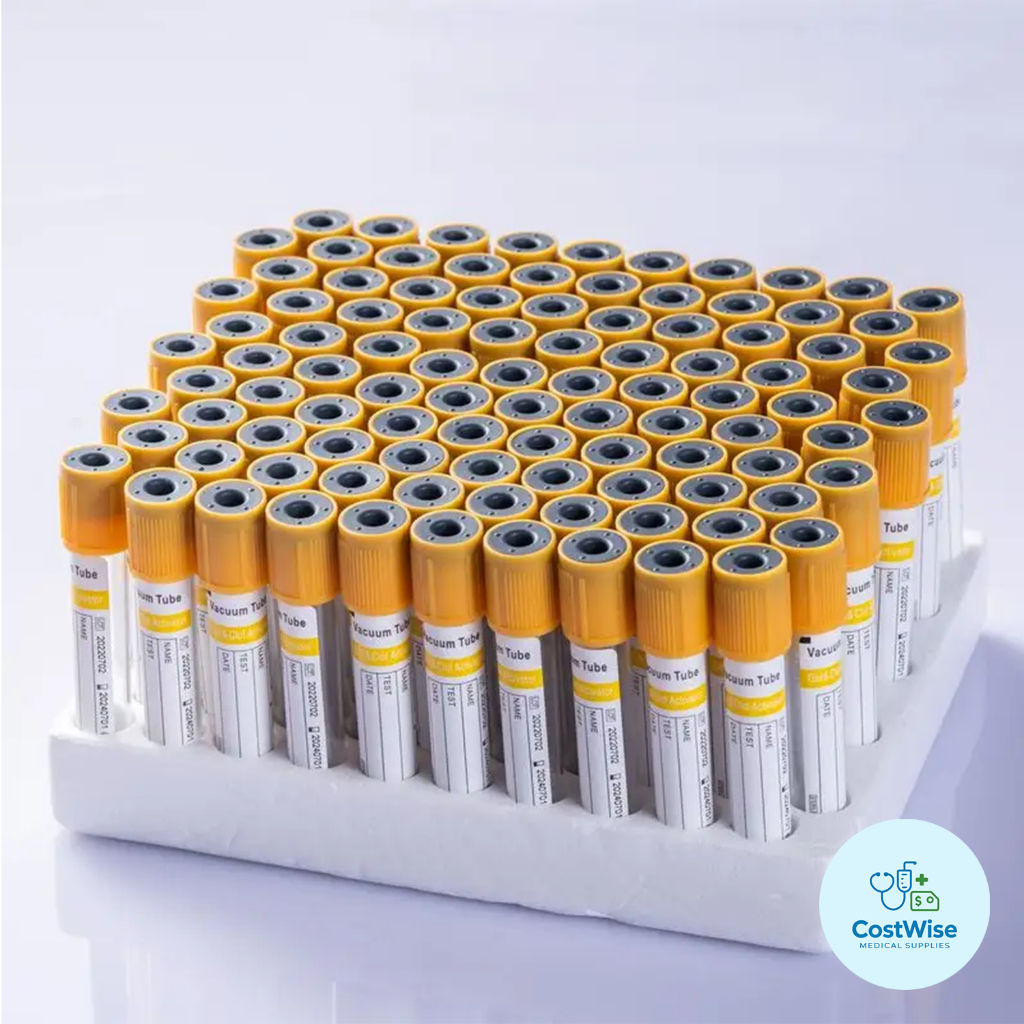 4mL Yellow Plastic Blood Collection Tubes with Gel & Clot Activator ...