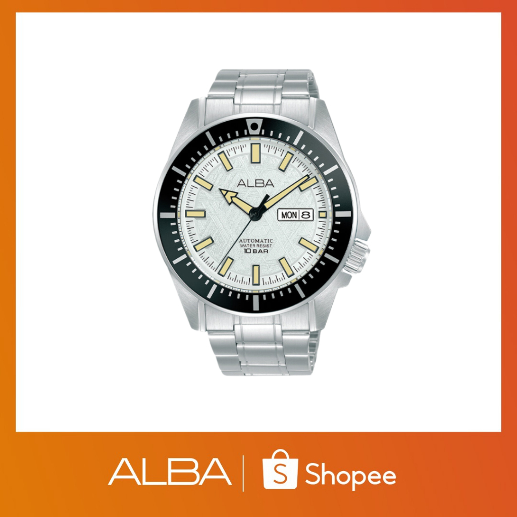 ALBA Philippines AL4721X1 Mechanical White Dial Men's Automatic Watch ...