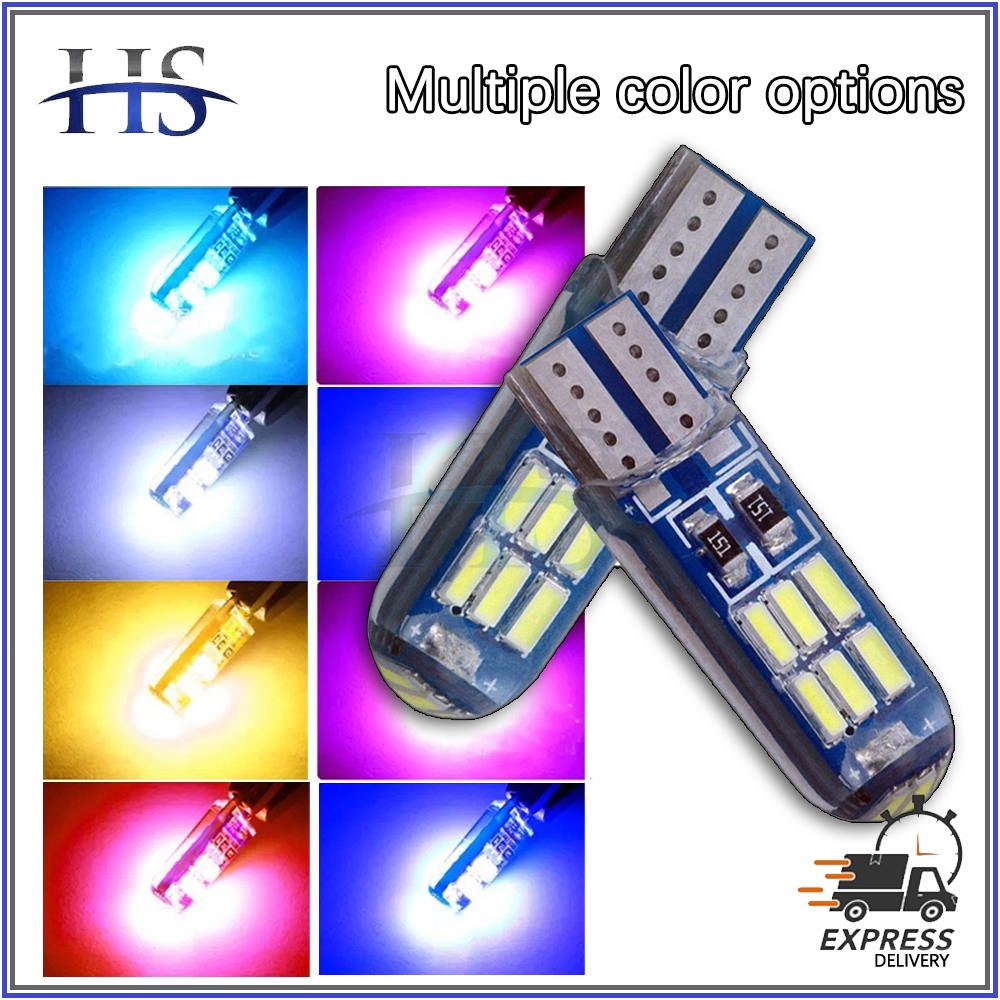 Signal light peanut bulb LED flat double side motorcycle and car side ...