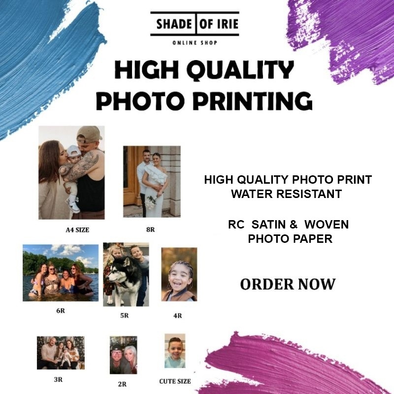 PHOTO PRINTING services for photo album ( CUTE SIZE, 2R ,4R ,8R, A4 ...