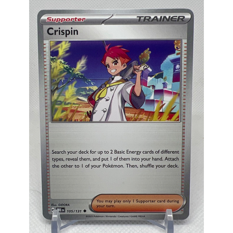 Crispin - 105/131 - Uncommon Scarlet & Violet: Prismatic Evolutions ...