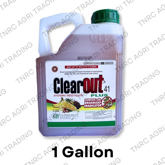 [TNRC] 1 Gallon CLEAROUT 41 PLUS SYSTEMIC HERBICIDE | Broad Spectrum weed control, pampuksa ng ...