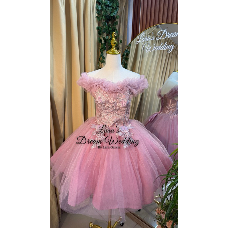 off shoulder cocktail dress for js prom | Shopee Philippines