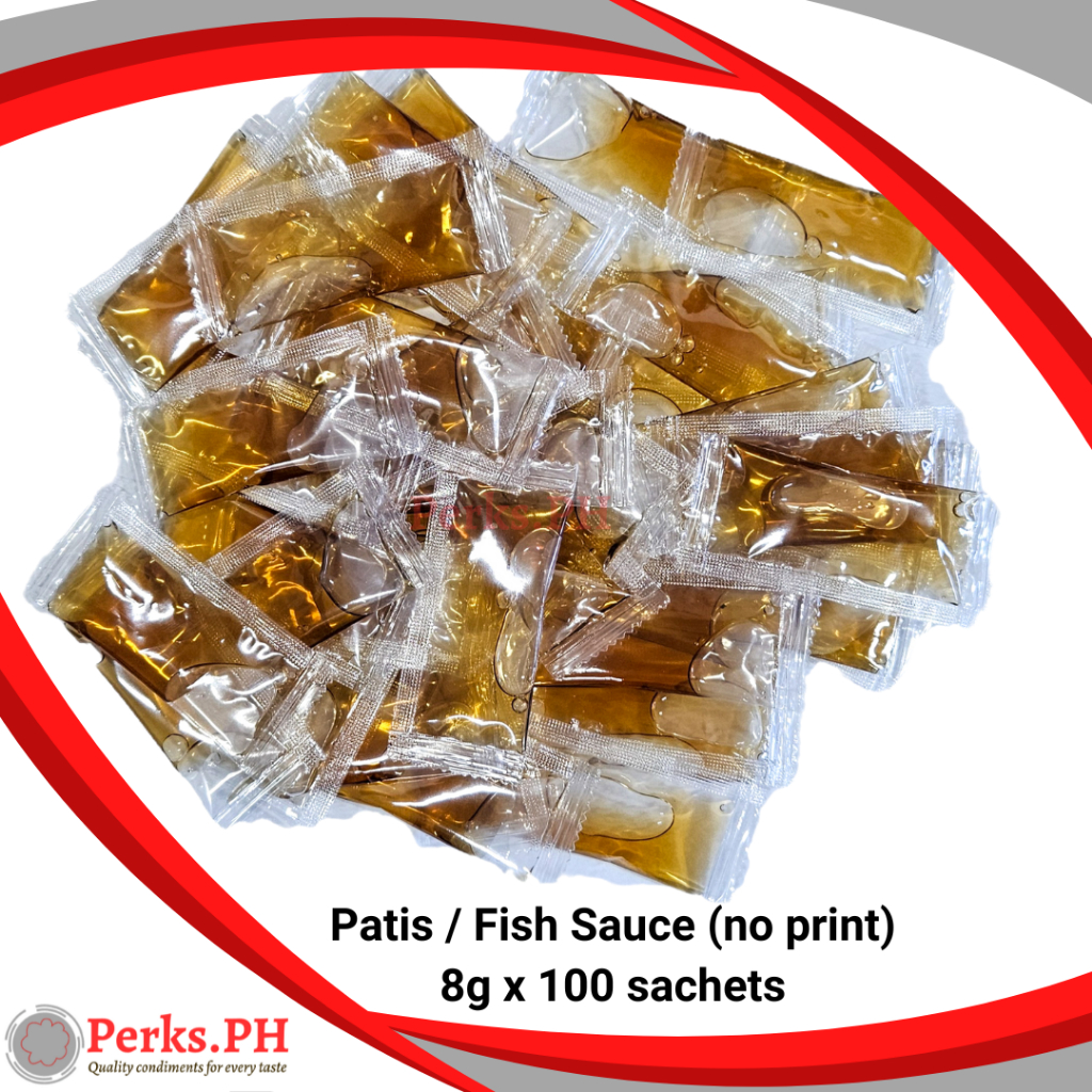 PATIS / FISH SAUCE 8g x 100 sachets (NO PRINT) | Shopee Philippines