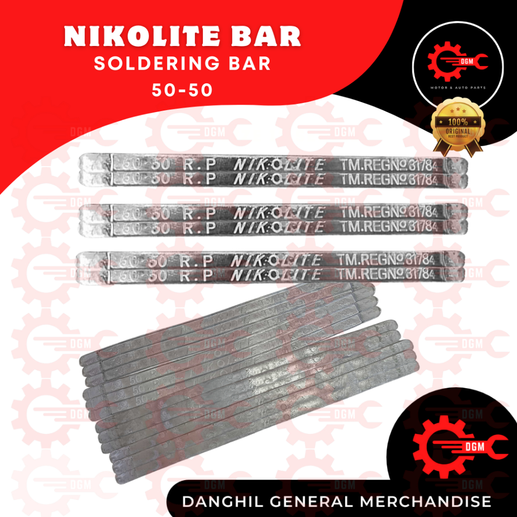 NIKOLITE Bar (Soldering Bar) 50-50 Purpose Dipping Soldering Lead (sold ...