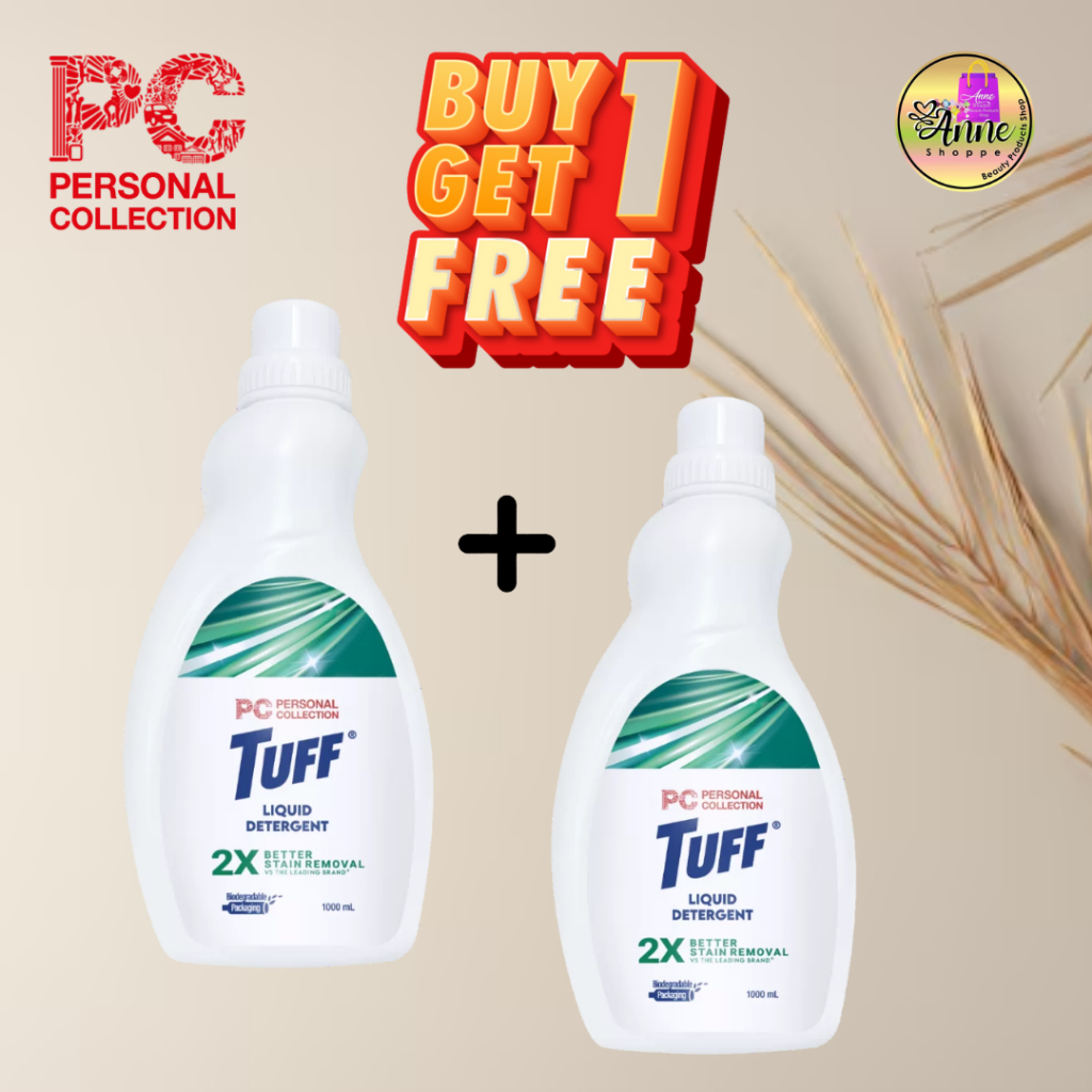 PC Collection BUY1TAKE1 : Tuff Liquid Laundry Detergent 1000ml | Shopee Philippines