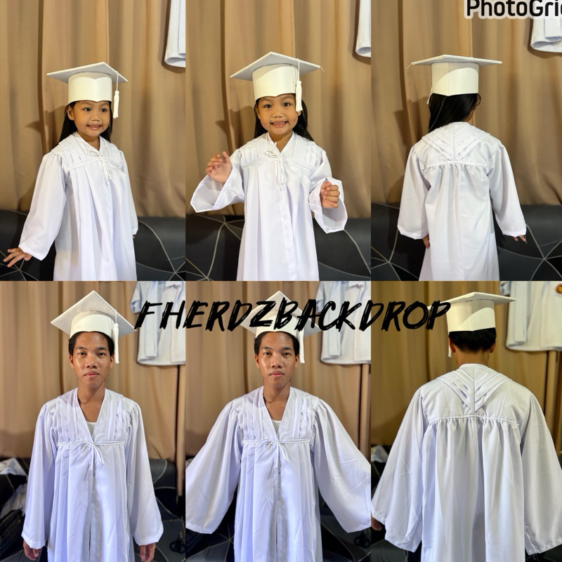 White Graduation Toga | Shopee Philippines