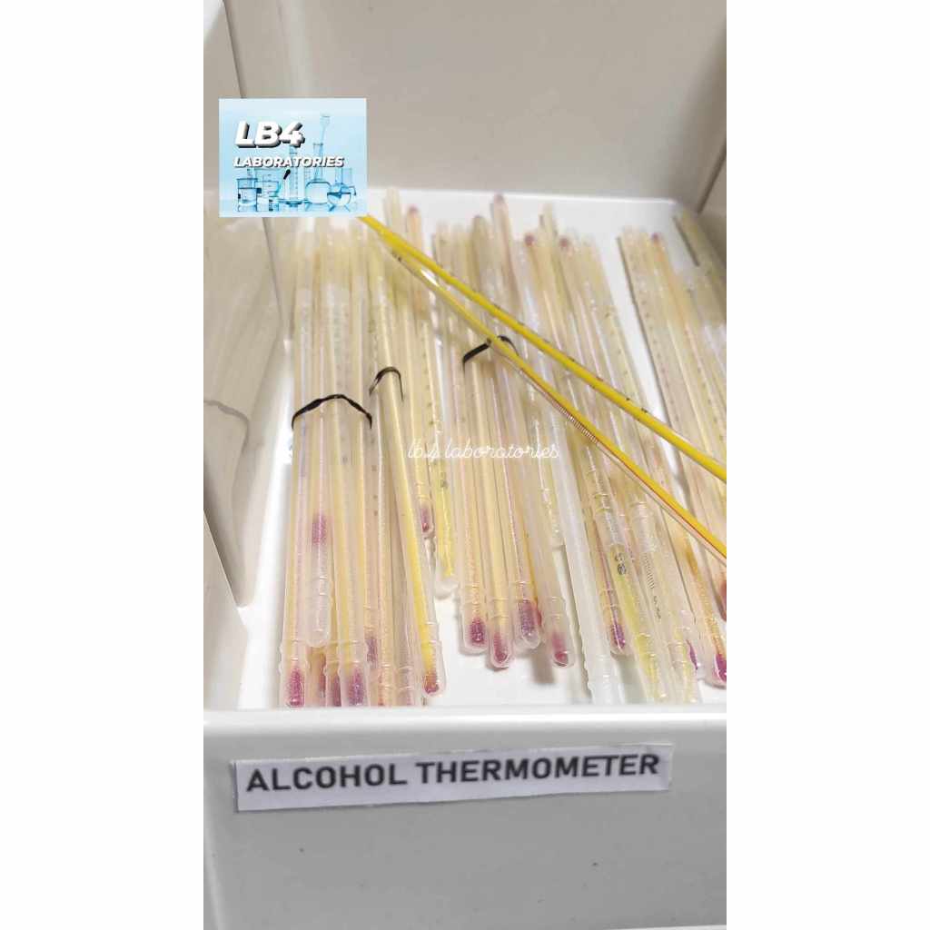 Alcohol Thermometer -10+200C for laboratory | Shopee Philippines
