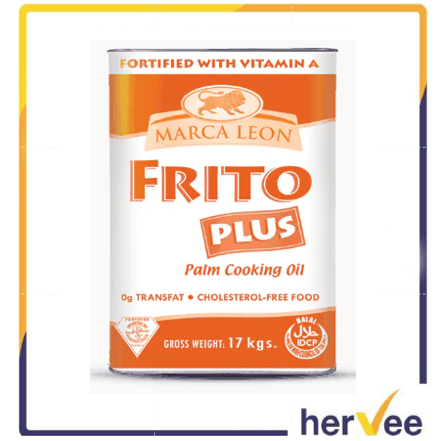 MARCA LEON FRITO PLUS PURE PALM OLEIN 17Kgs | Shopee Philippines