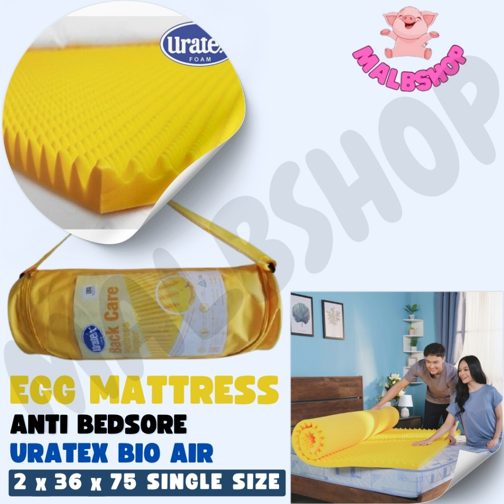 Egg Mattress Uratex Bio Air Egg Crate Anti Bedsore Mattress 2X36X75 ...