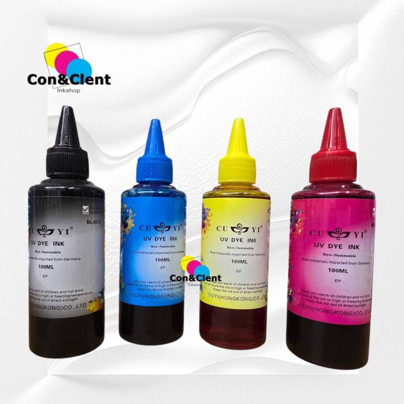 Cuyi Refill Dye Ink 100ml CMYK Cuyi | Shopee Philippines
