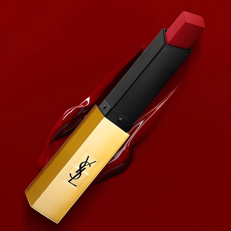 YSL/Yves Saint Laurent lipstick #21/#1966 small gold bar lipstick ...