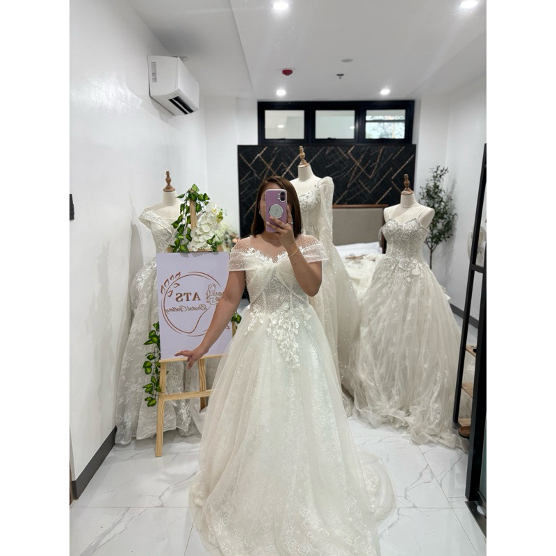 PREMIUM wedding gown | Shopee Philippines