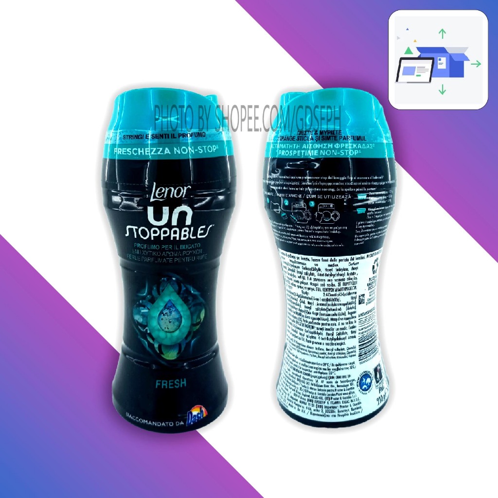 P&G Lenor Unstoppables Scent Booster Beads 210g 7.4oz Fresh Scent ...