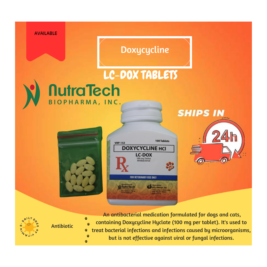 LC Dox tablets for PETS only SOLD per tablet LC-Dox Doxy Tablets SOLD ...