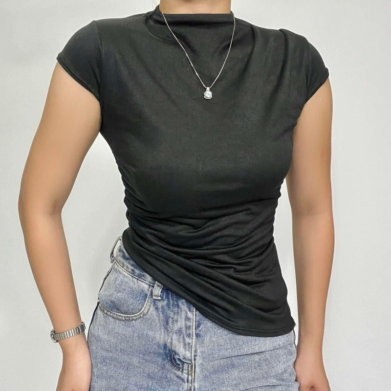 NOVA CLASSY BASIC TOP ( DOUBLE LINING FRONT ) | Shopee Philippines