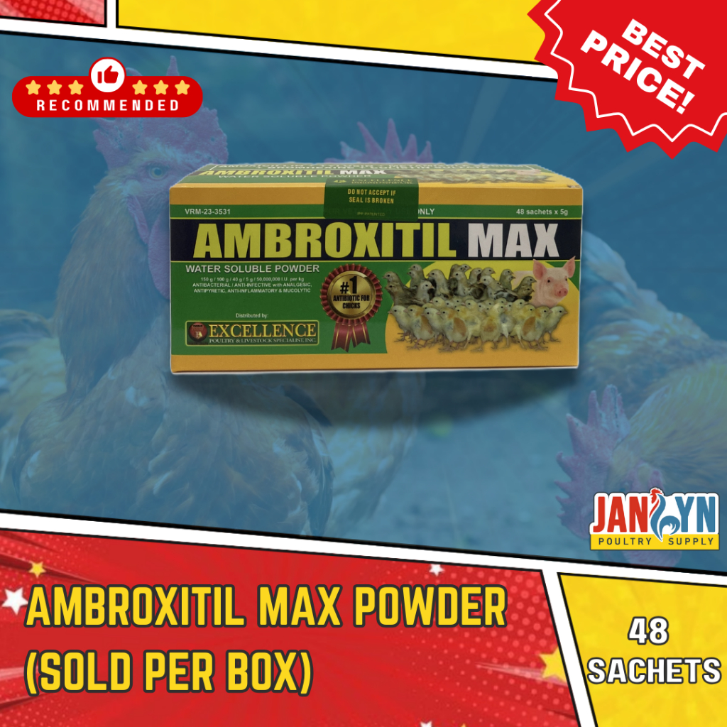 Ambroxitil Max Powder Box - 48 Sachets x 5 grams | Shopee Philippines