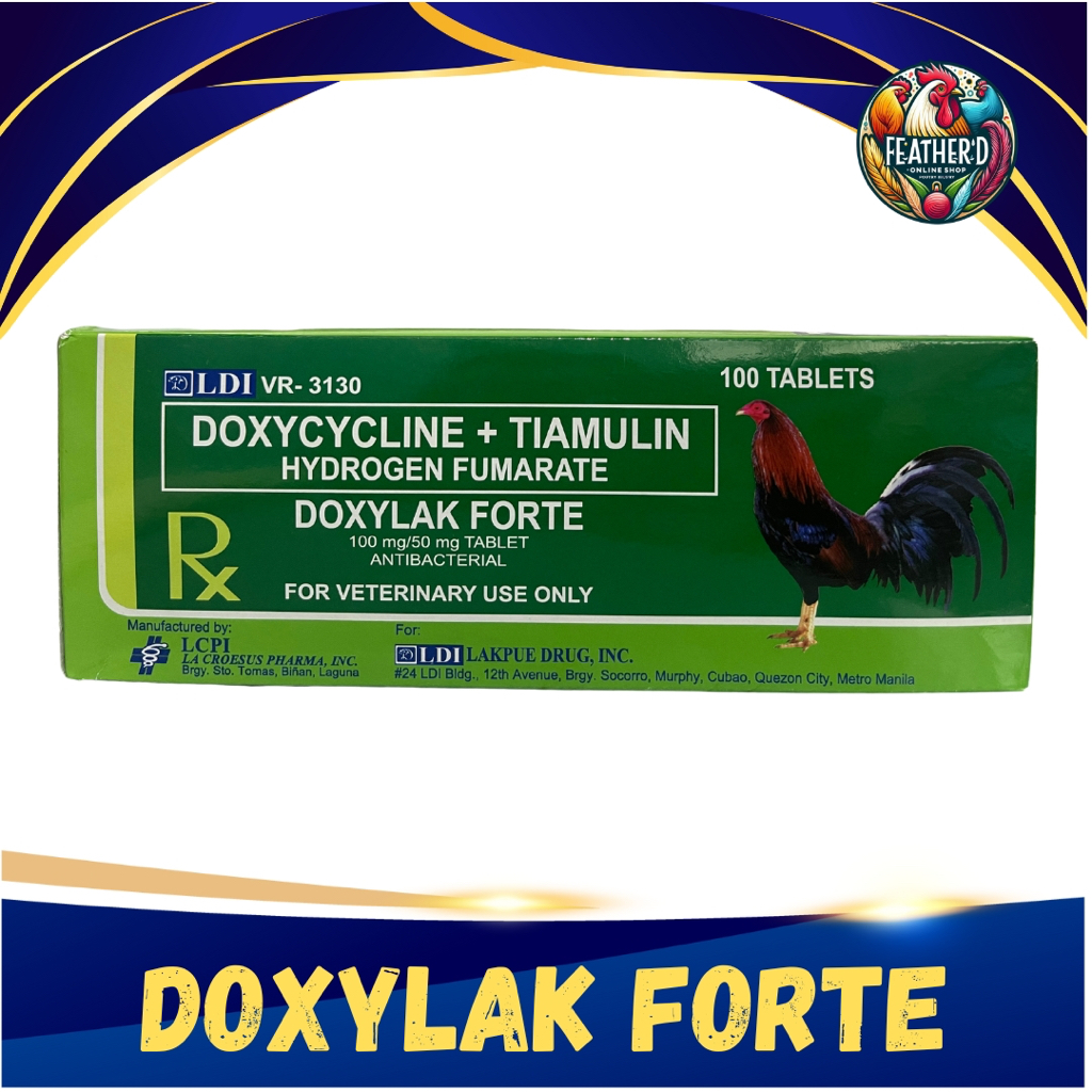 DOXYLAK FORTE Antibacterial 1BOX-100 Tablets (FOR ANIMAL USE ONLY ...