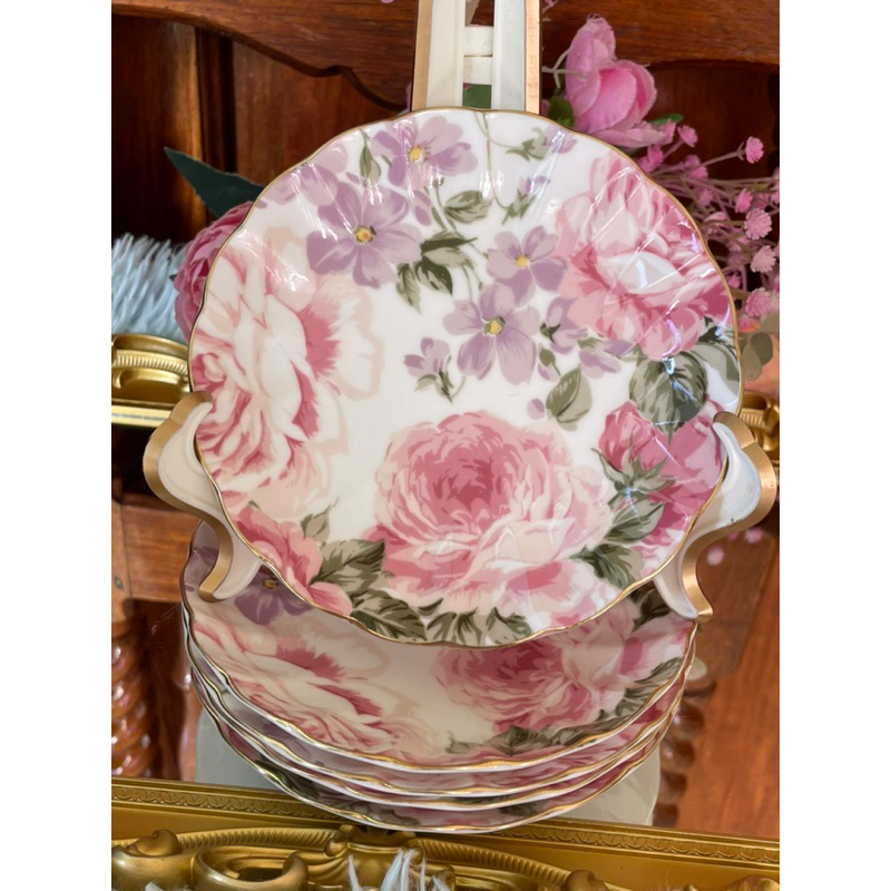 Marui Japan Floral Dessert Plates (5pieces) | Shopee Philippines